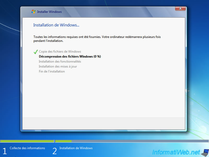 Format your computer, reinstall Windows 7 and update it - Windows - Tutorials - InformatiWeb